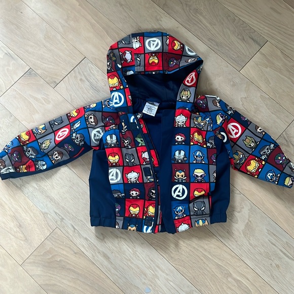 Disney | Jackets & Coats | Disney 2t Marvel Superhero Packable Rain ...